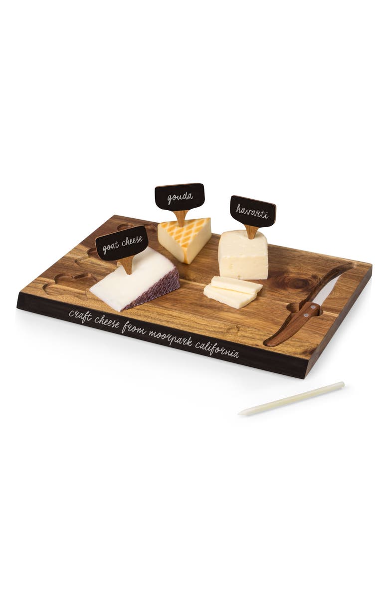 Toscana a Picnic Time Brand TOSCANA Delio Acacia Chalkboard Cheese ...