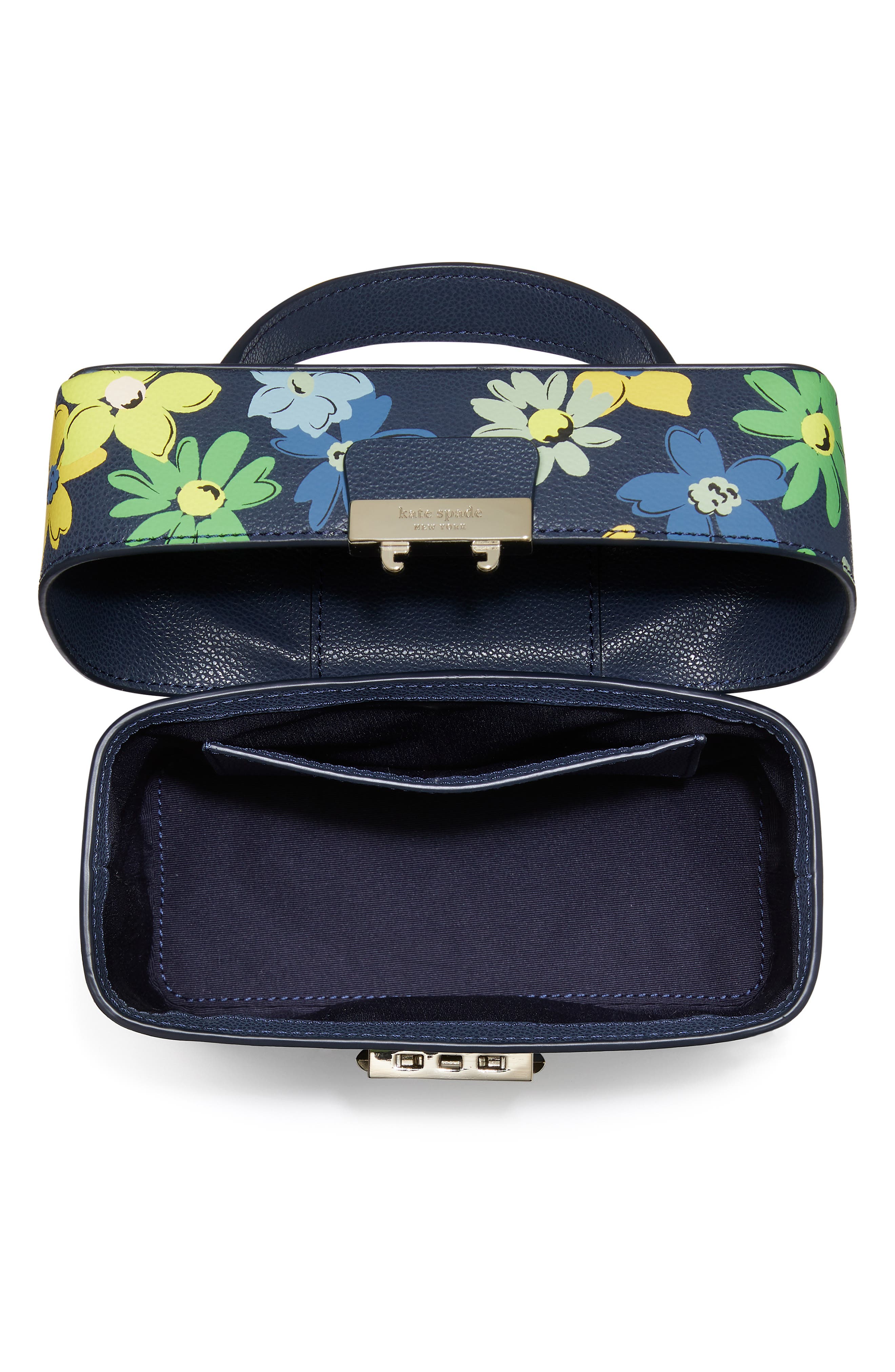 Kate Spade New York voyage small floral medley leather crossbody bag ...