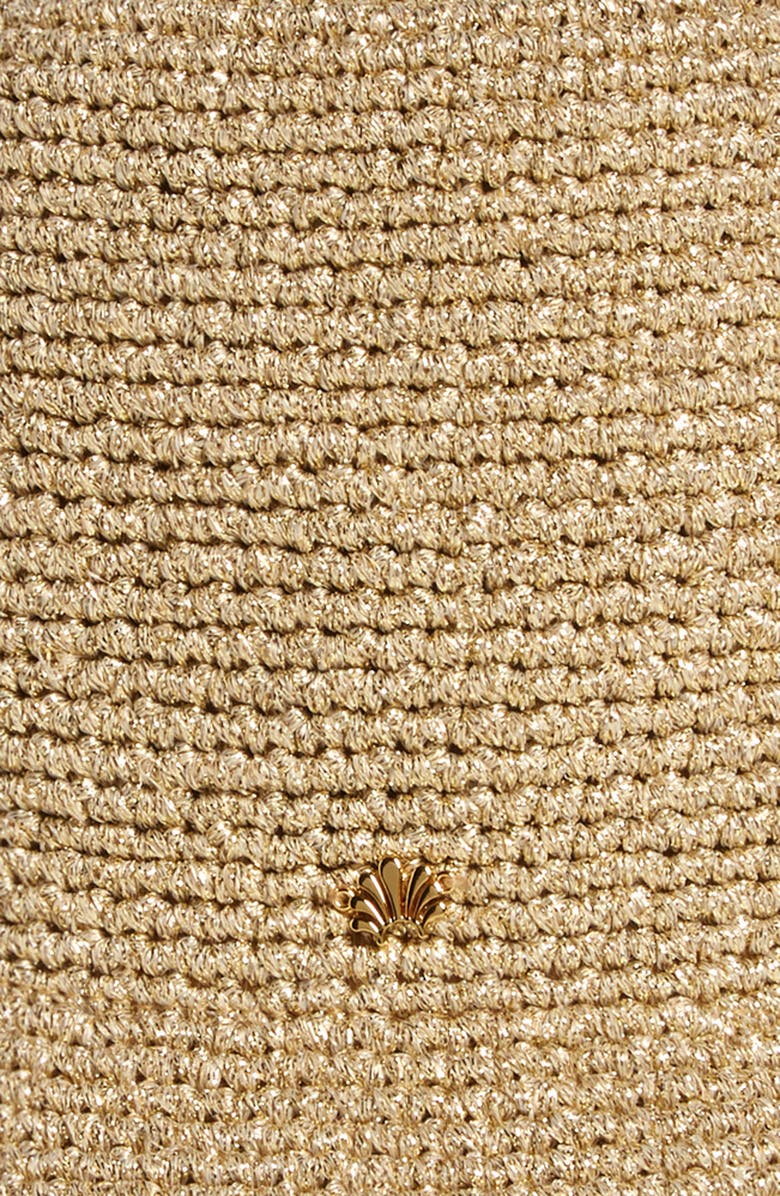 Lele Sadoughi Metallic Straw Bucket Hat | Nordstrom