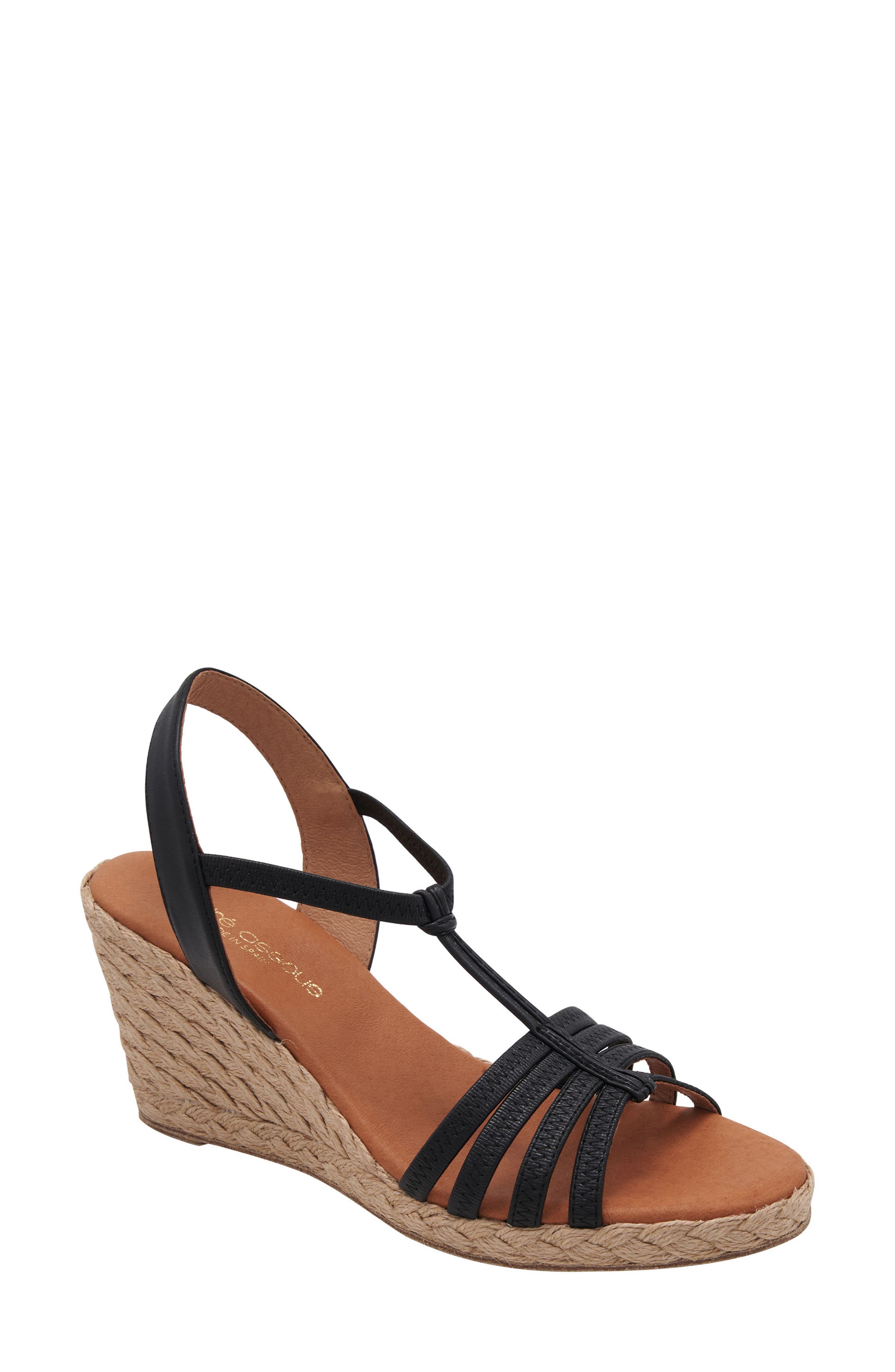André Assous Alivia Wedge Sandal (Women) | Nordstrom