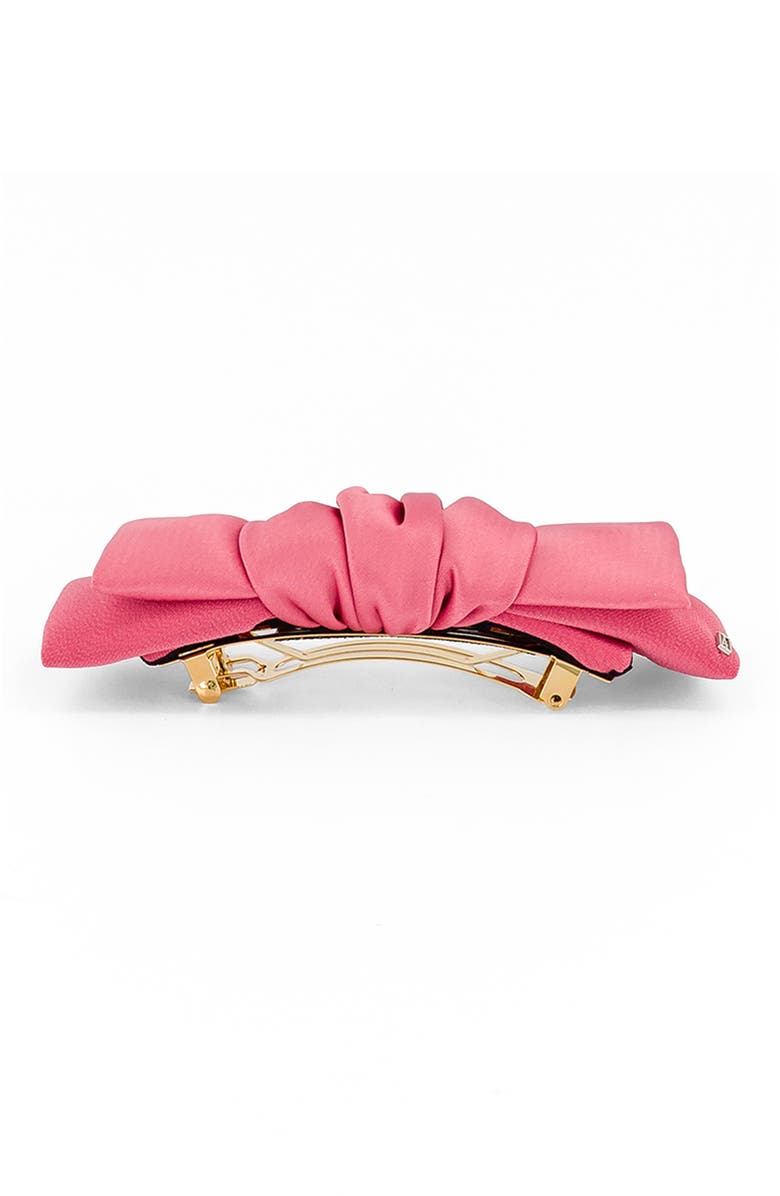 Alexandre de Paris Silk bow hair barette | Nordstrom