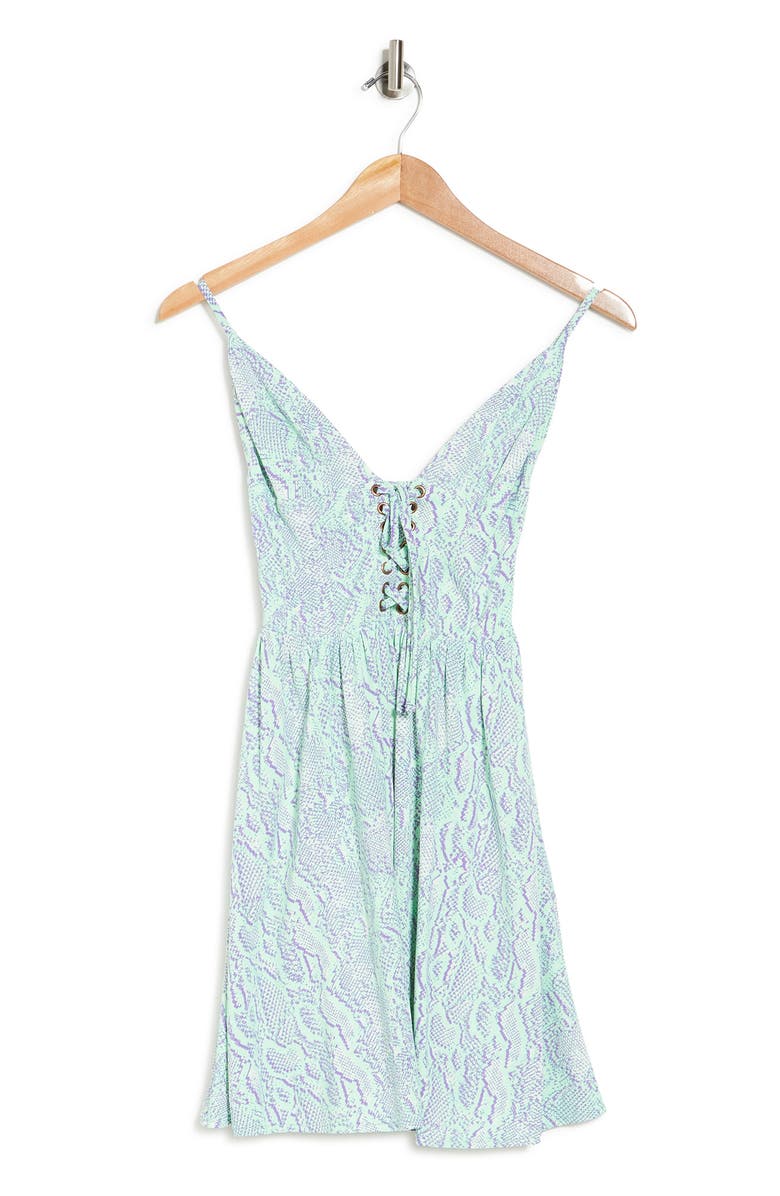 Maaji Feel Alive Lace-Up Cover-Up Dress | Nordstromrack