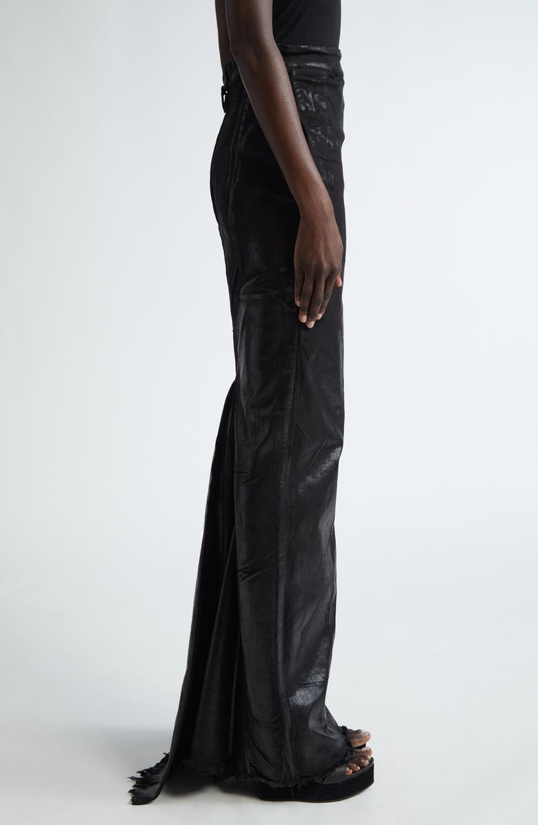Rick Owens Dirt Pillar Strapless Coated Denim Mermaid Dress | Nordstromrack