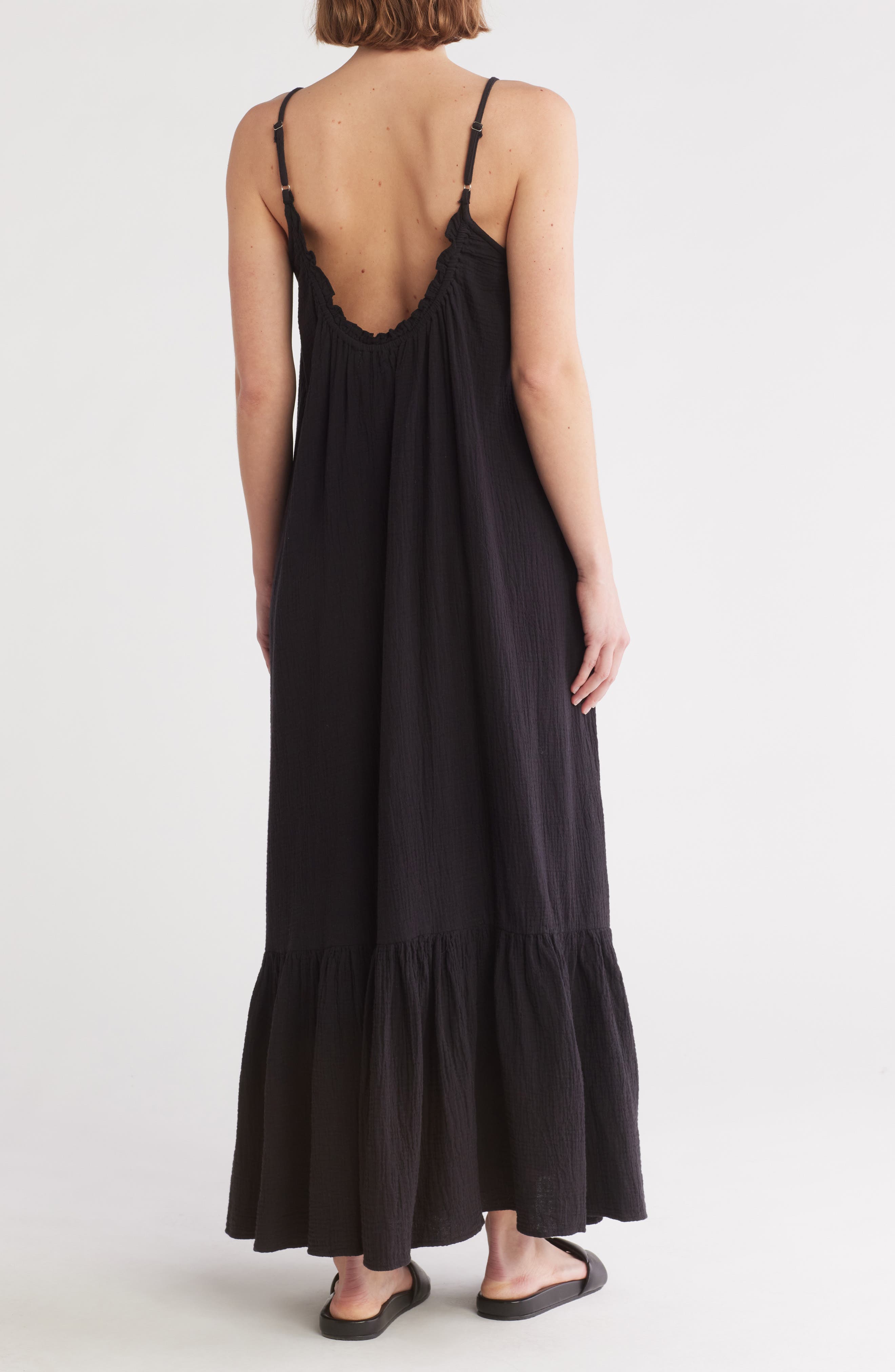 Elan Tiered Cover-Up Maxi Dress | Nordstromrack