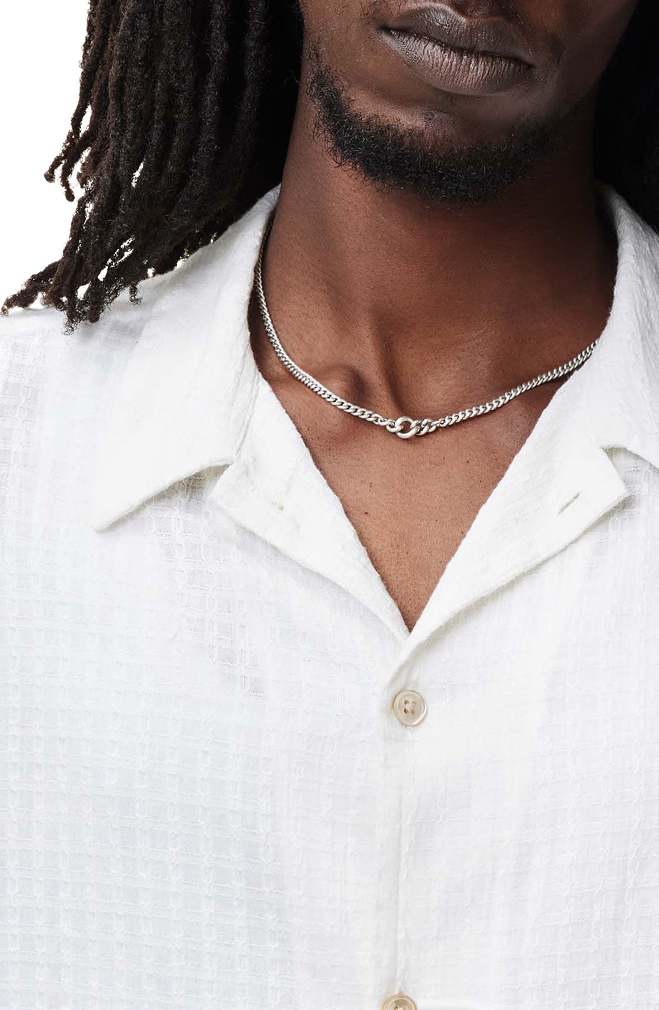 AllSaints Madin Seersucker Camp Shirt | Nordstrom