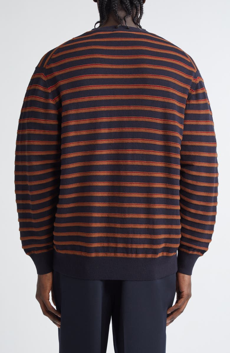 Undercover Stripe Cotton Blend Cardigan | Nordstromrack