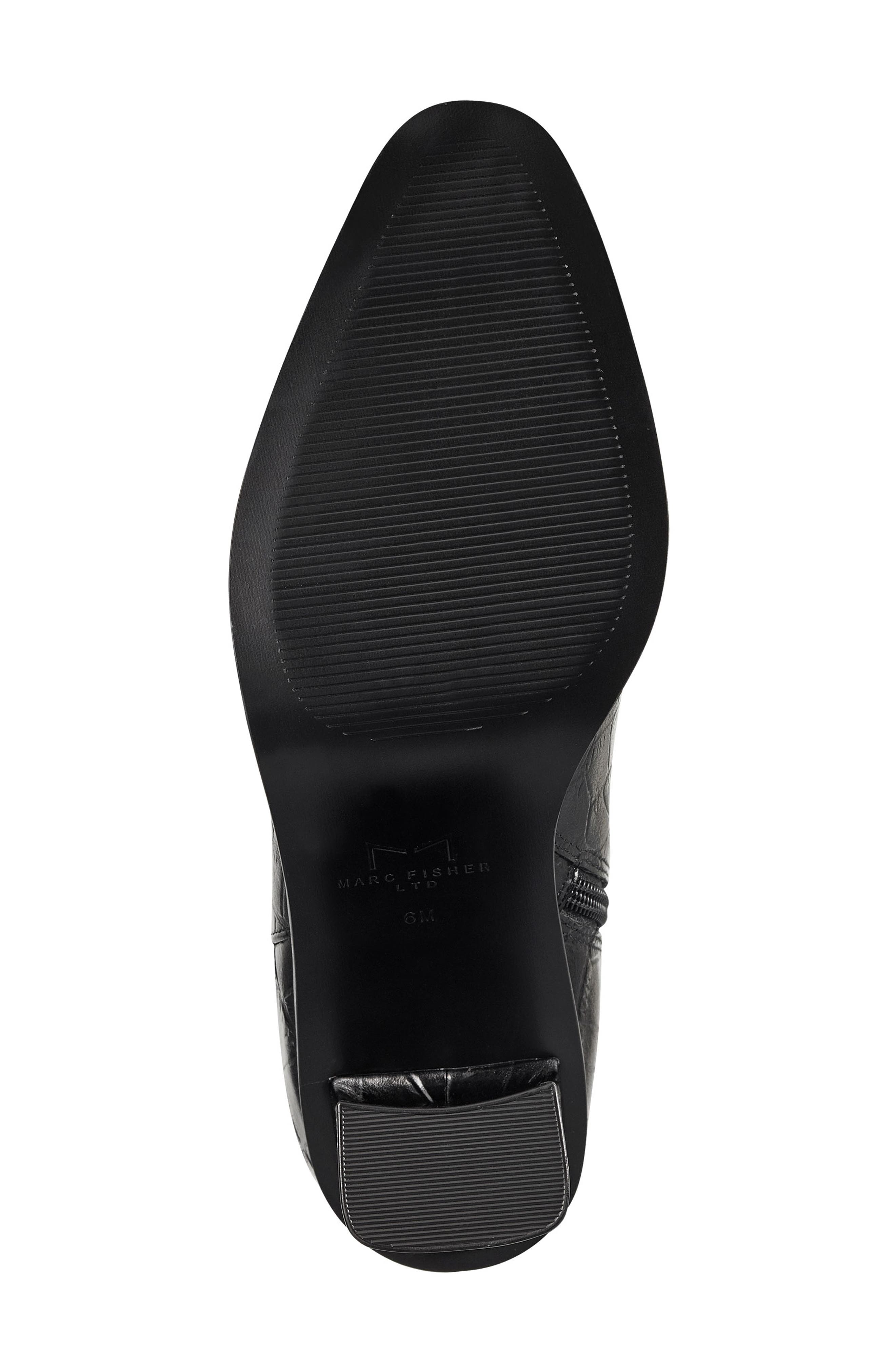 Marc Fisher LTD Mlunella Croc Embossed Knee High Boot | Nordstromrack