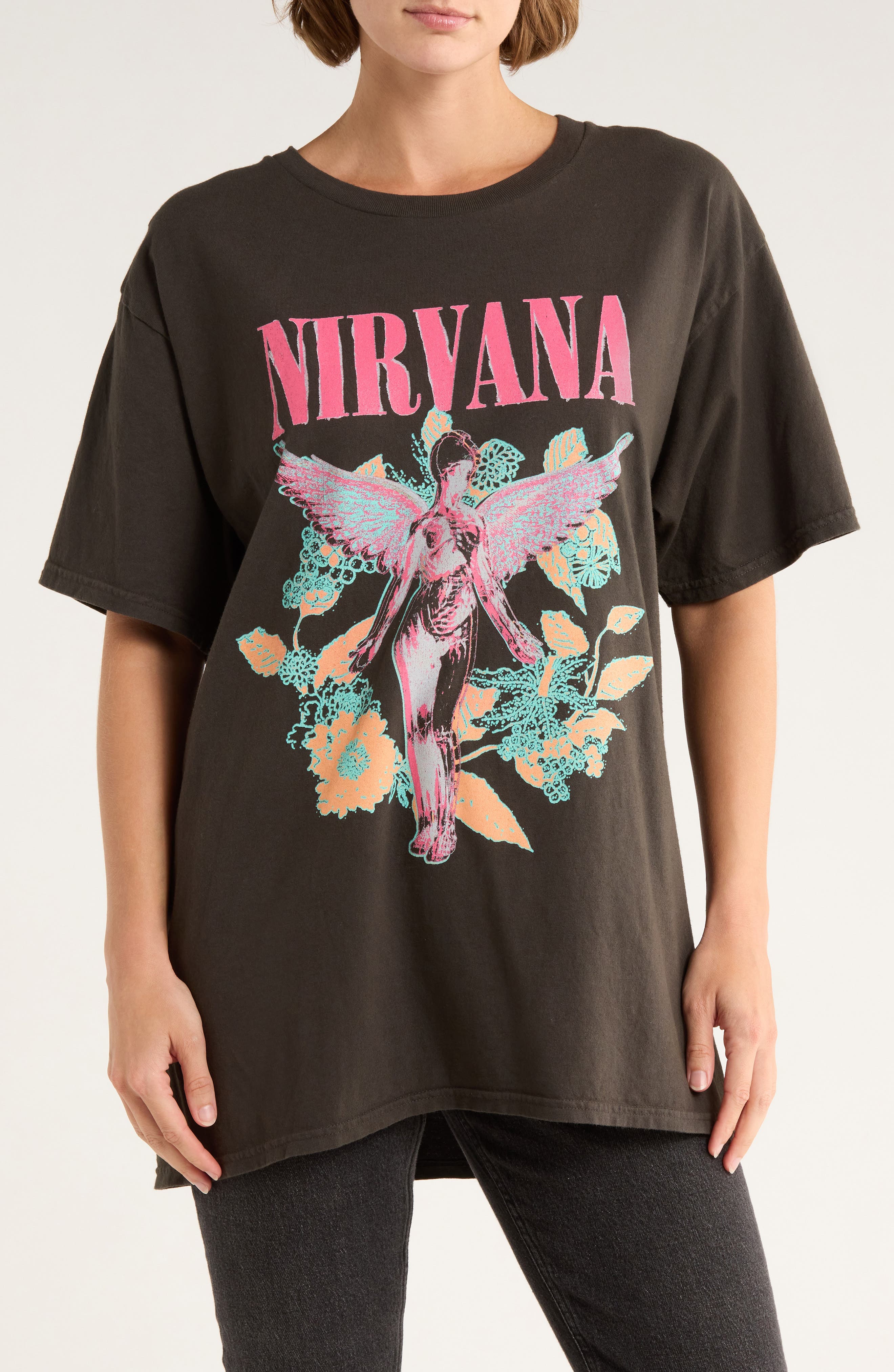 Merch Traffic Nirvana Logo Graphic T-Shirt | Nordstromrack