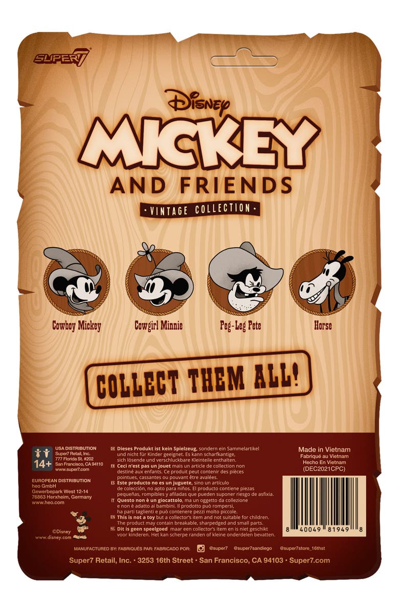 SUPER7 x Disney Mickey & Friends Vintage Collection Cowboy Mickey ...