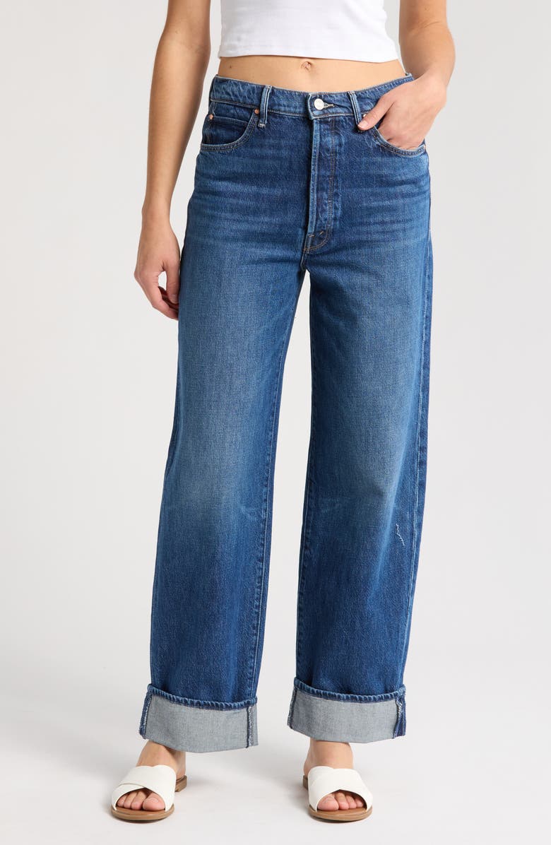MOTHER The Spitfire Nerdy Cuffed Straight Leg Jeans | Nordstromrack