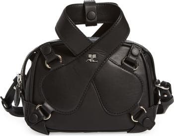 Courrèges Loop Leather Crossbody Bag | Nordstrom