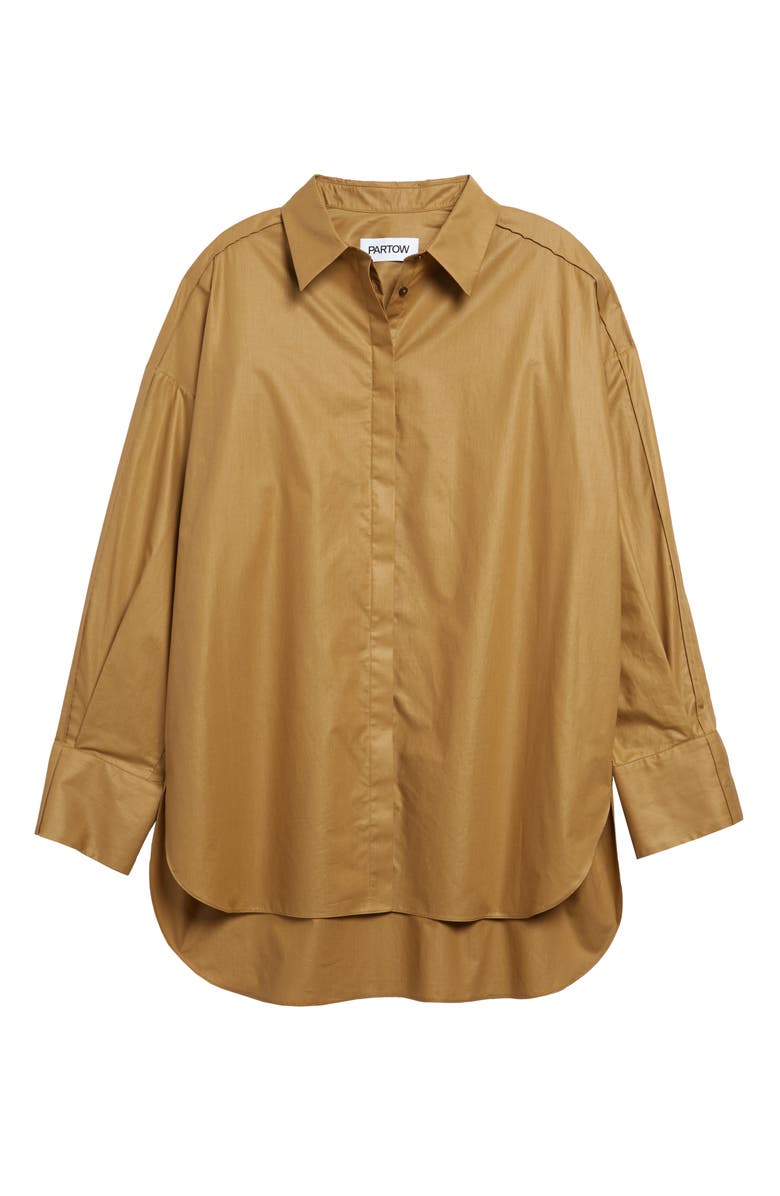 PARTOW Hugo Cotton Poplin Shirt | Nordstrom