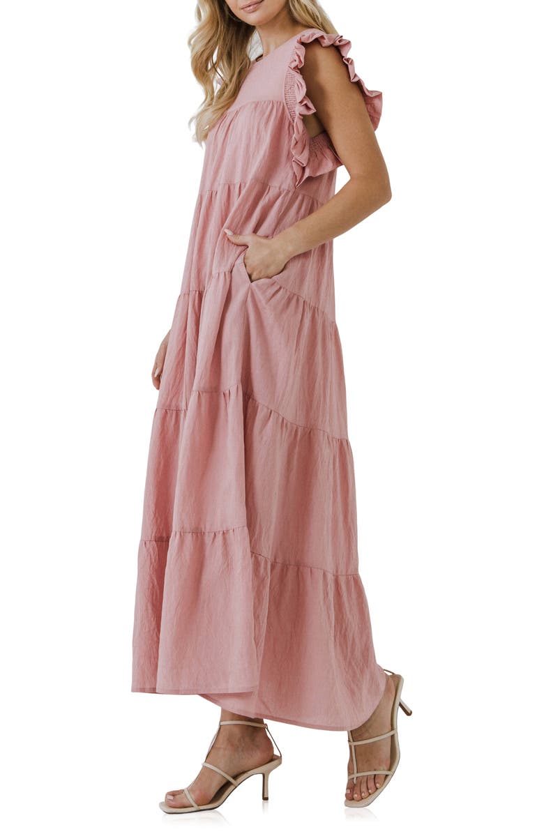 Free the Roses Tiered Ruffle Maxi Dress | Nordstrom