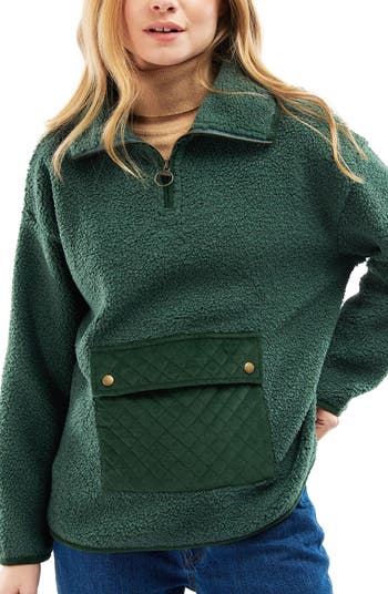 Barbour Ellison Pullover 1/2 Zip Fleece Jacket | Nordstromrack