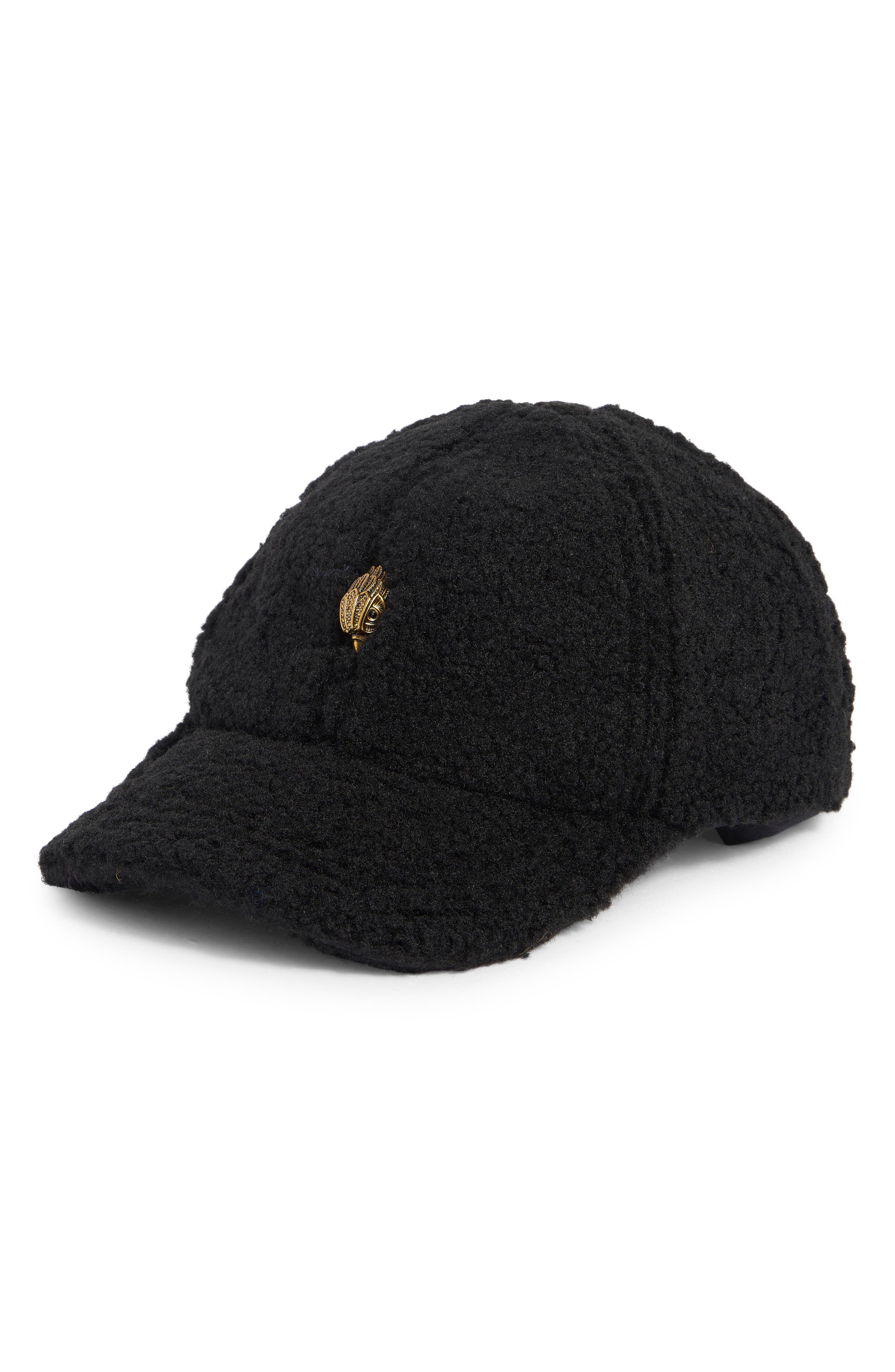 Kurt Geiger London Faux Shearling Baseball Cap | Nordstromrack
