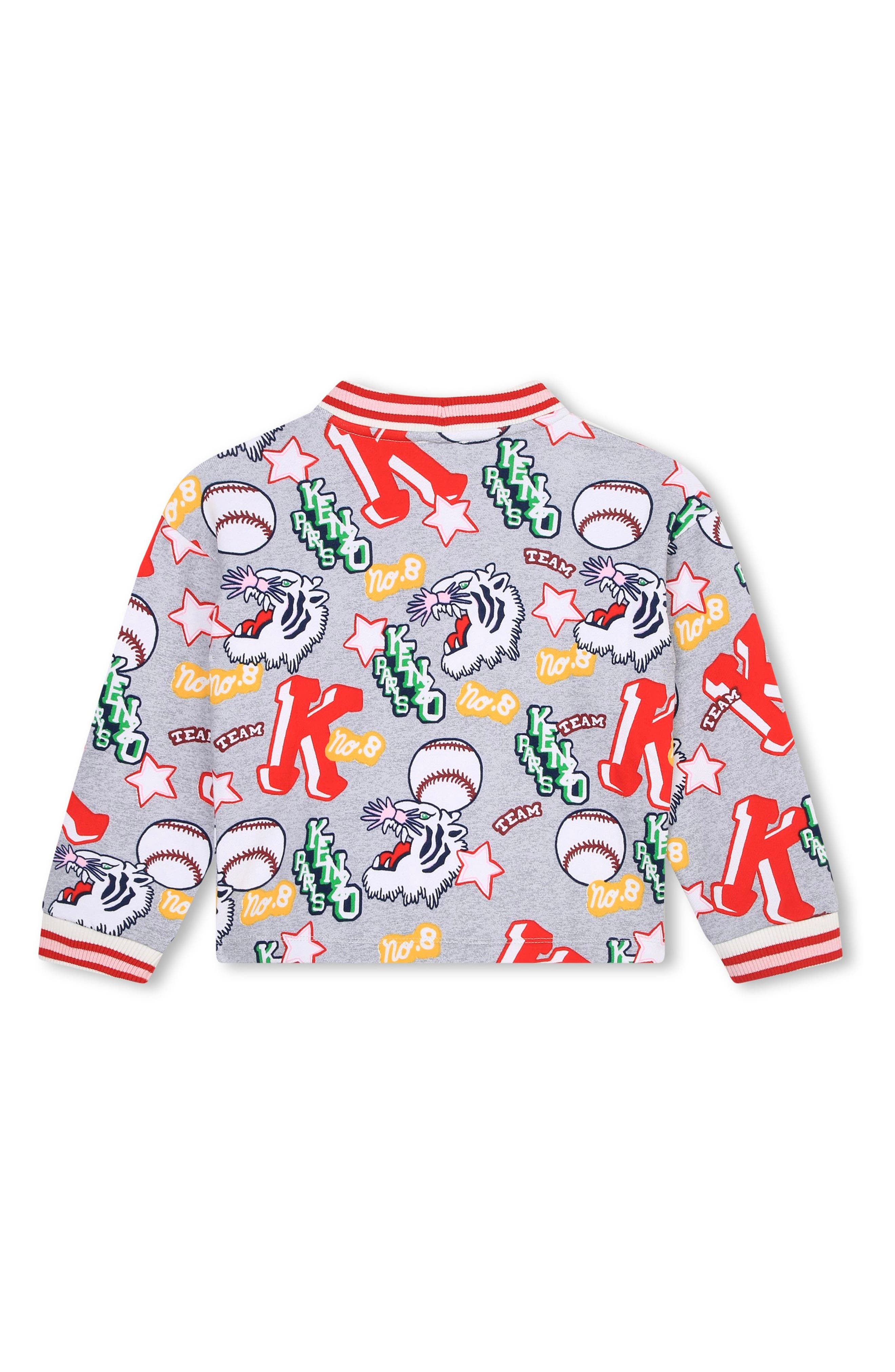 Kids' Campus Print Cotton Cardigan (Men) | Nordstromrack