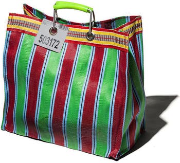 PUEBCO Recycled Plastic Stripe Bag - Square | Nordstrom