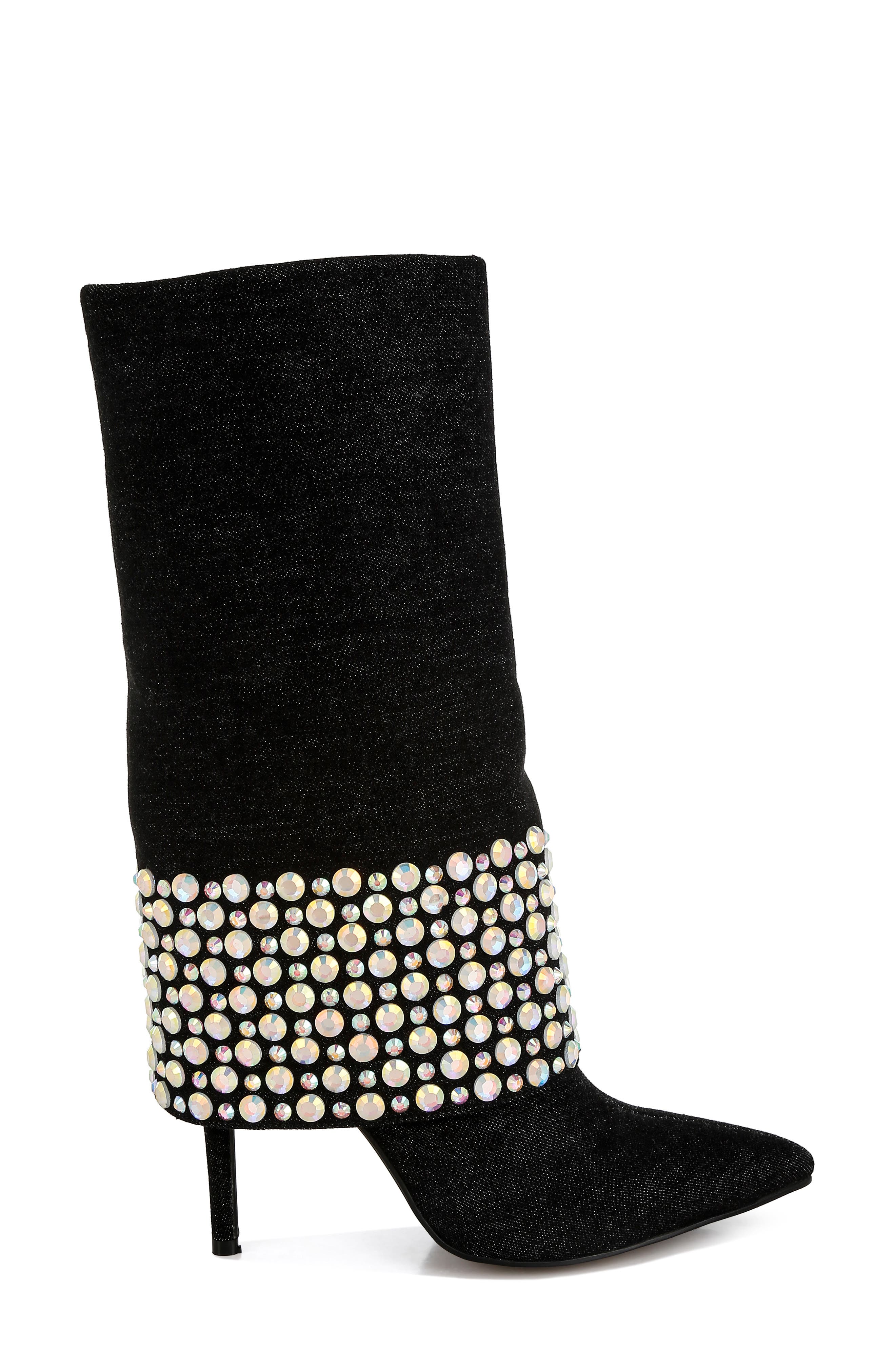 LONDON RAG Mike Drop Rhinestone Boot (Women) | Nordstromrack