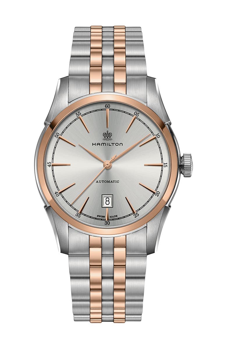 Hamilton Men's Two Tone Spirit of Liberty Bracelet Watch, 42mm ...