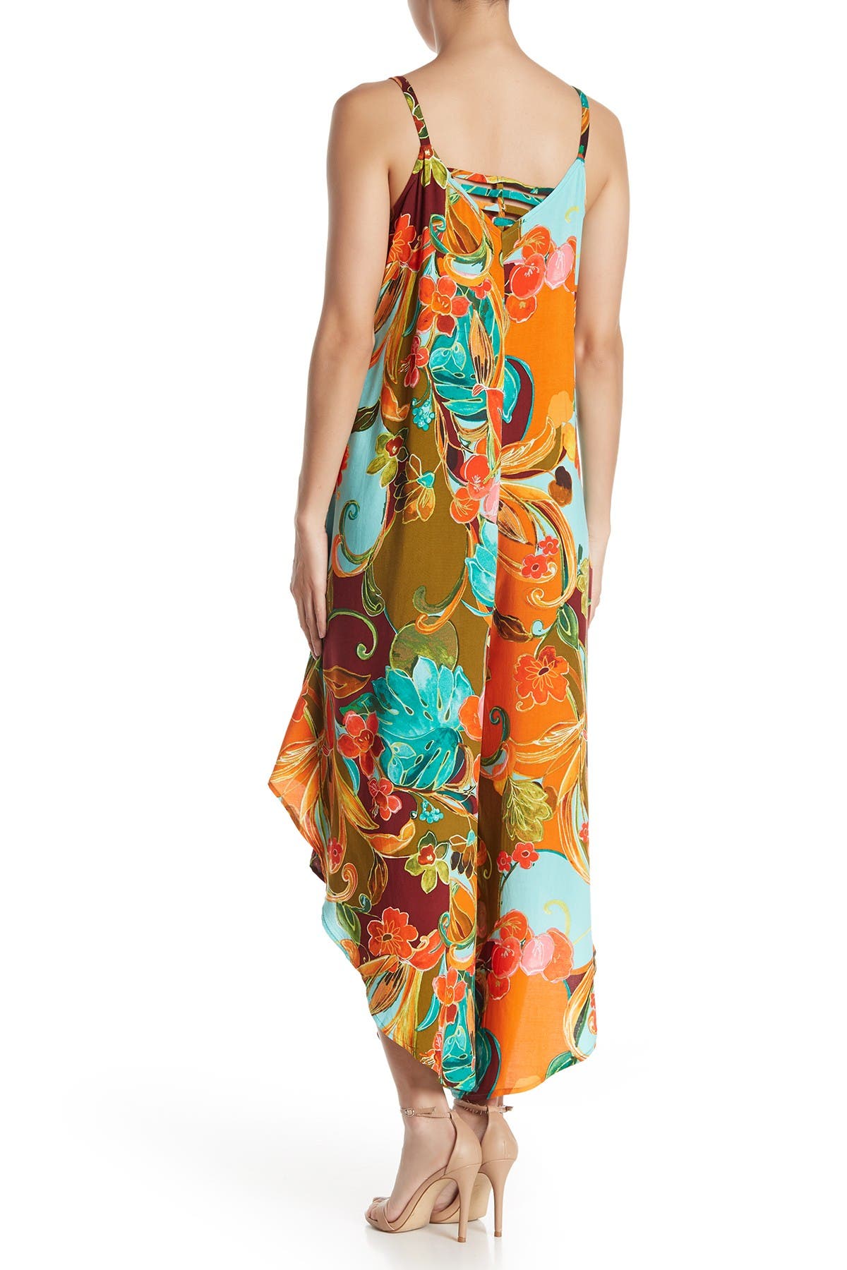 MSK Tropical Challis Jumpsuit | Nordstromrack