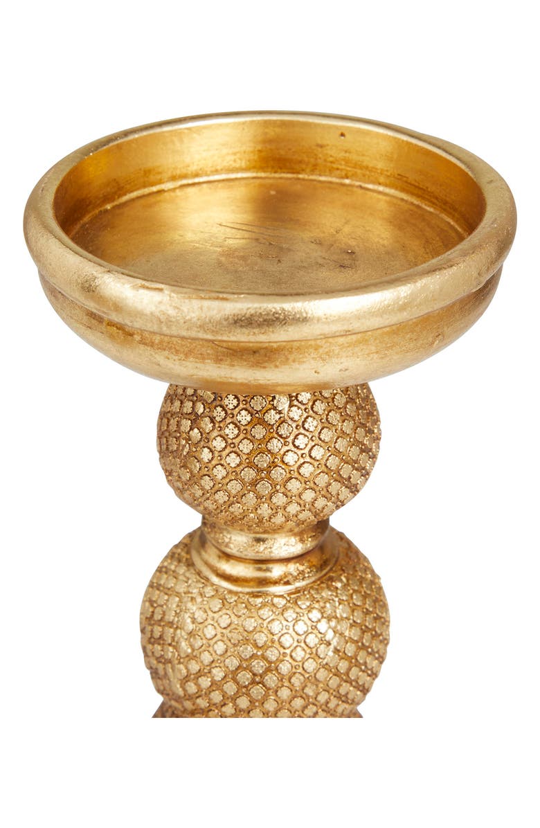 VIVIAN LUNE HOME Goldtone Polystone Elephant Candle Holder - Set of 2 ...