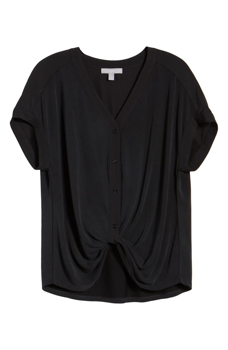 Chelsea28 Mixed Media Twist Front Top | Nordstromrack
