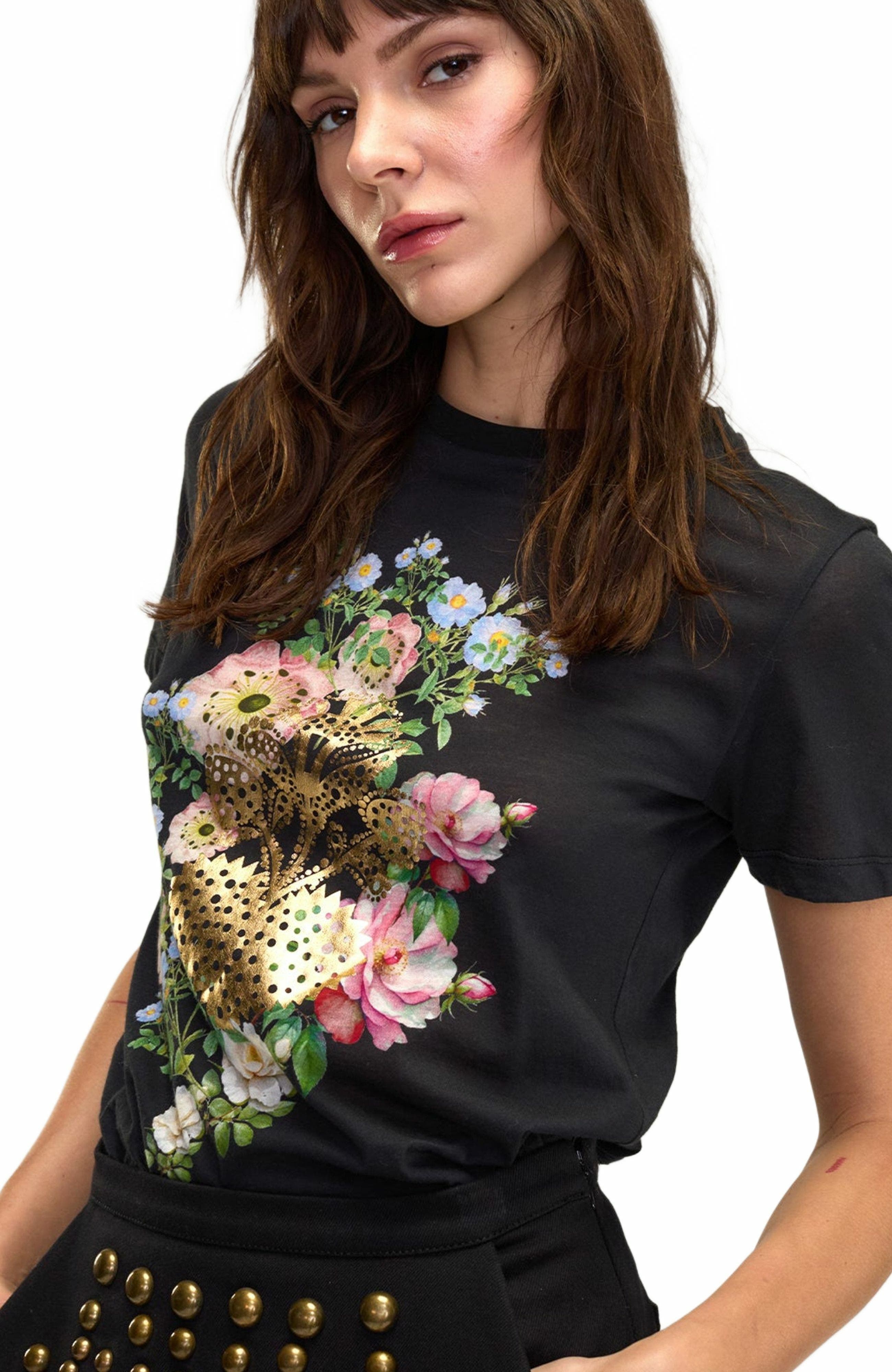 Cynthia Rowley Heart of Gold Tee | Nordstrom
