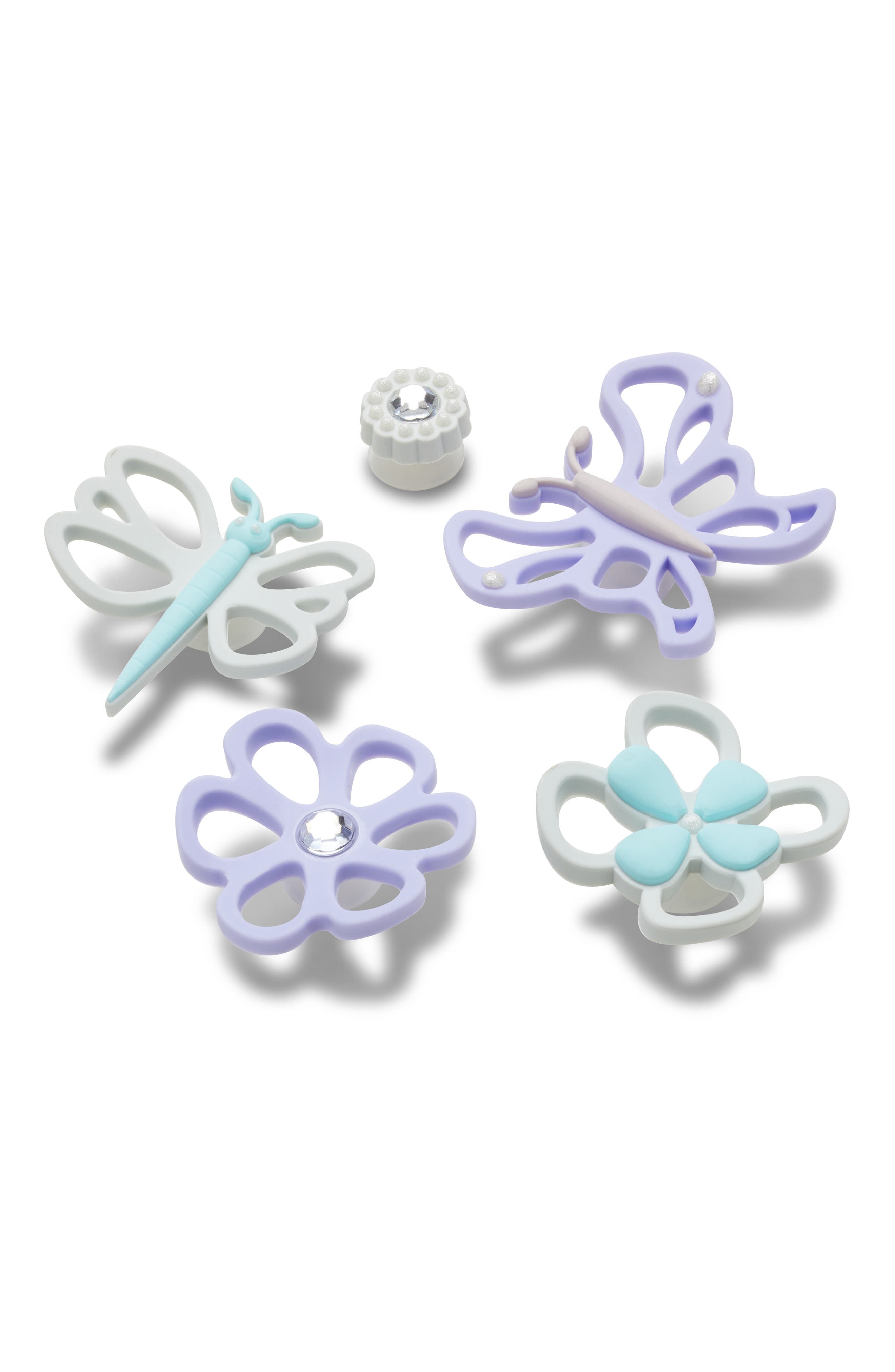 CROCS Assorted 5-Pack Cutout Jibbitz Shoe Charms | Nordstrom