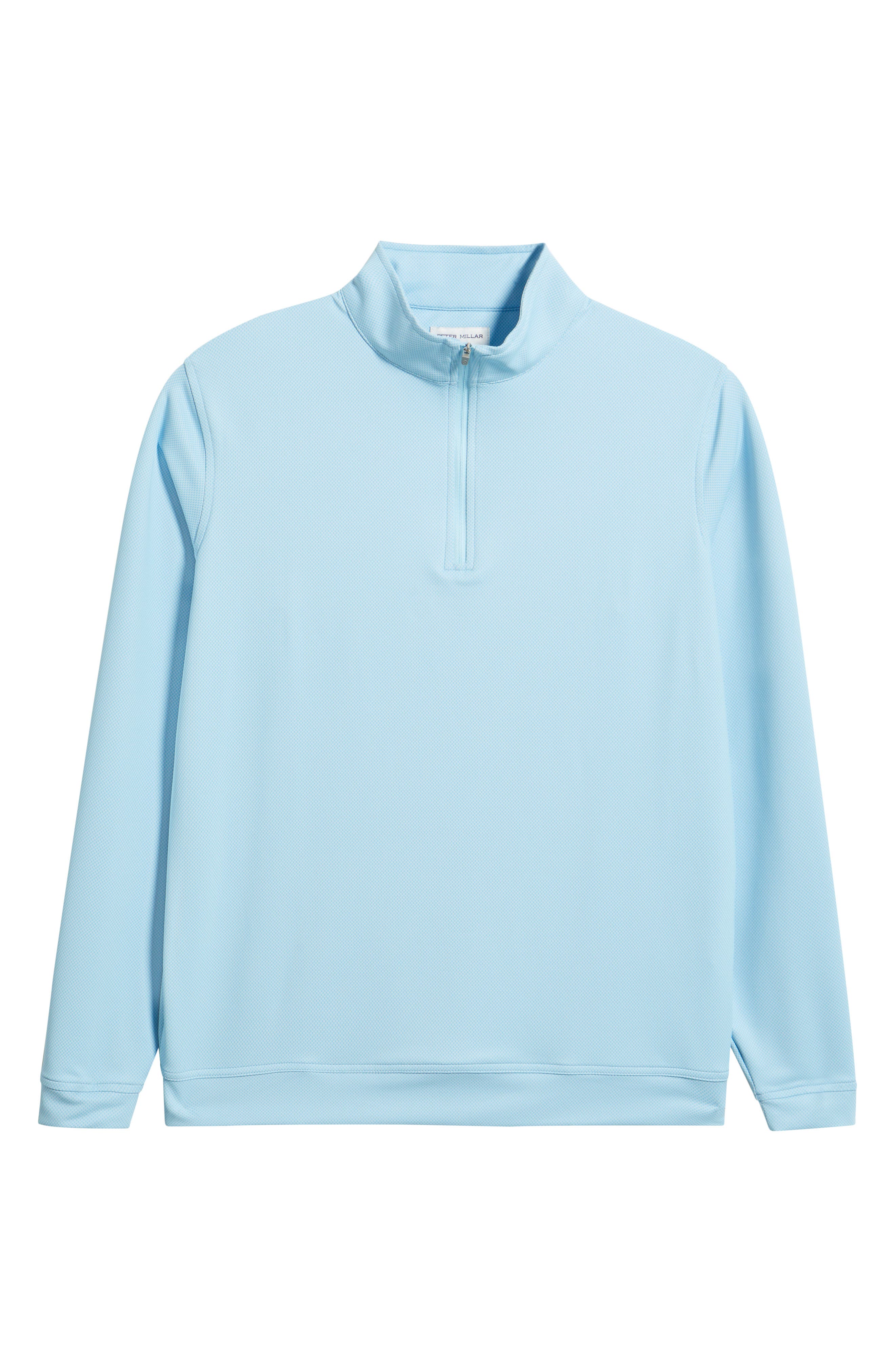 Peter Millar Perth Bird's Eye Performance Quarter Zip Pullover | Nordstrom