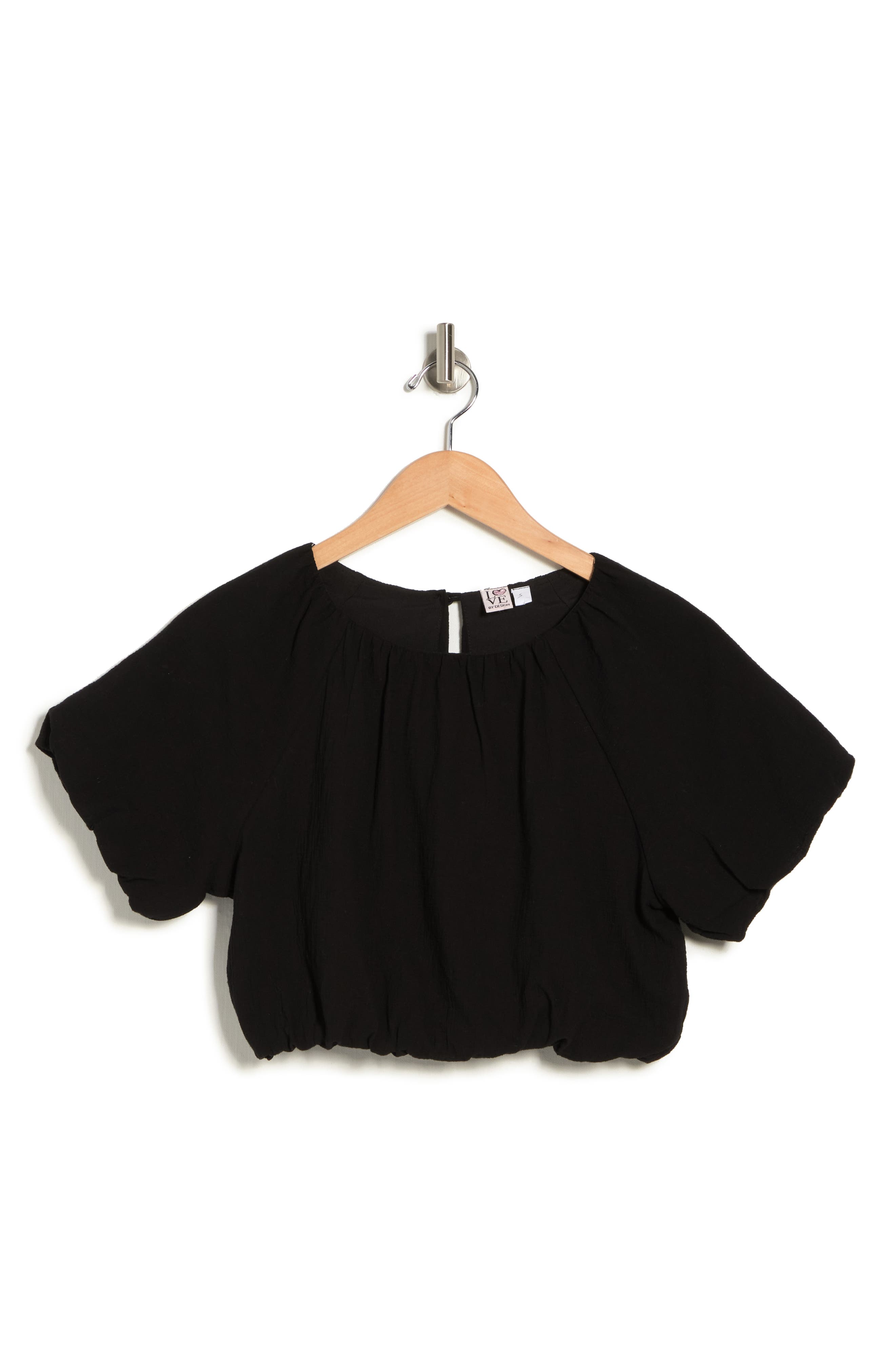 Love By Design Anna Cotton Crop Blouse | Nordstromrack