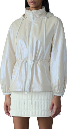 Mackage Isha Metallic Water Repellent Rain Jacket | Nordstrom