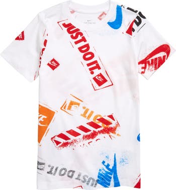 Nike Sportswear Stamps Print T-Shirt | Nordstrom