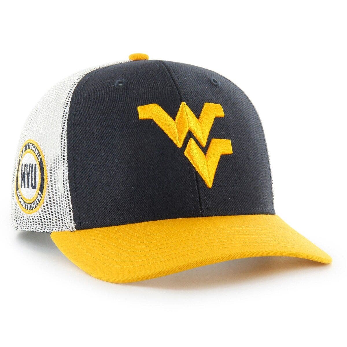 '47 Men's '47 Navy West Virginia Mountaineers Side Note Trucker ...
