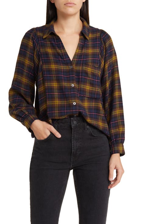 Women's Plaid Tops | Nordstrom