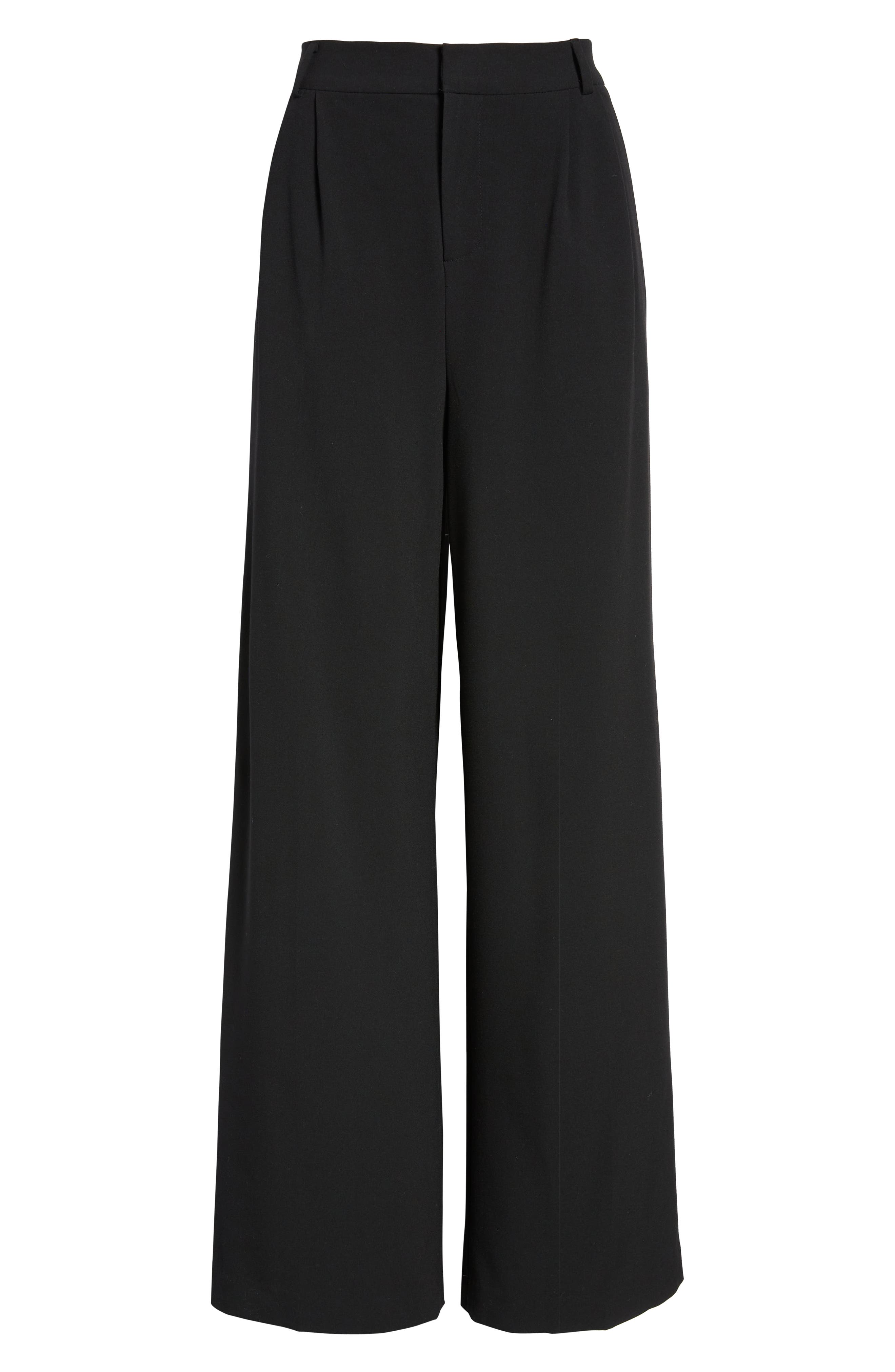 Open Edit Relaxed Waist Wide Leg Trousers | Nordstrom