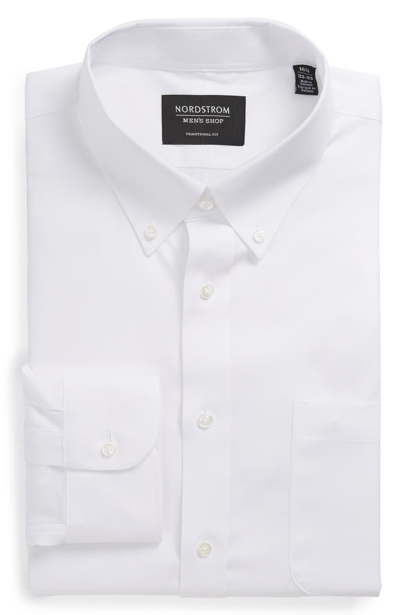 Nordstrom Traditional Fit Non-Iron Dress Shirt | Nordstromrack