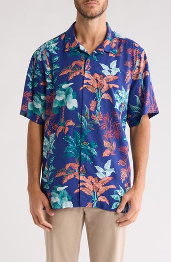 Tommy Bahama Kehoe Beach Palms Silk Shirt | Nordstromrack