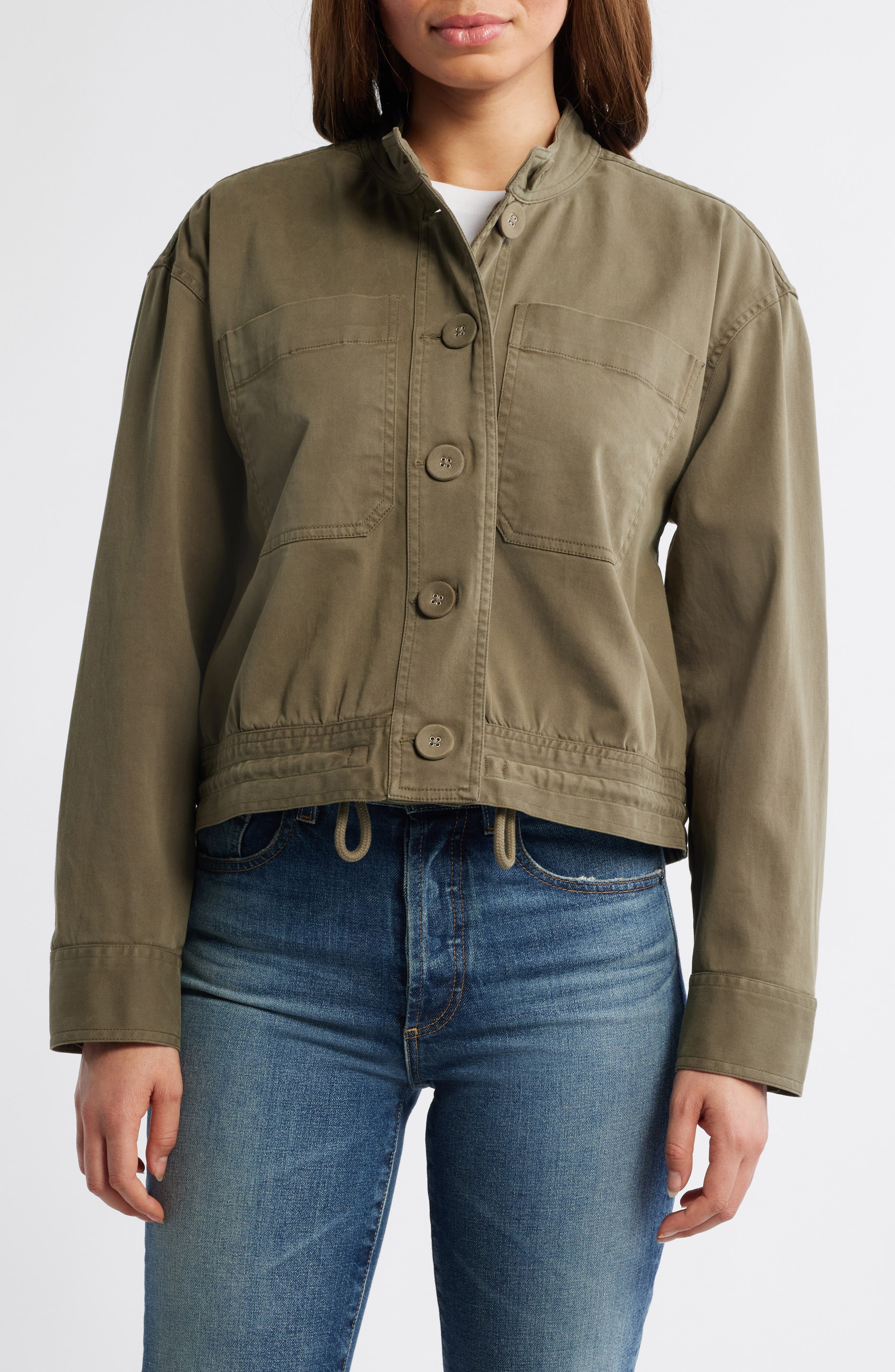 Caslon® Boxy Utility Jacket | Nordstromrack