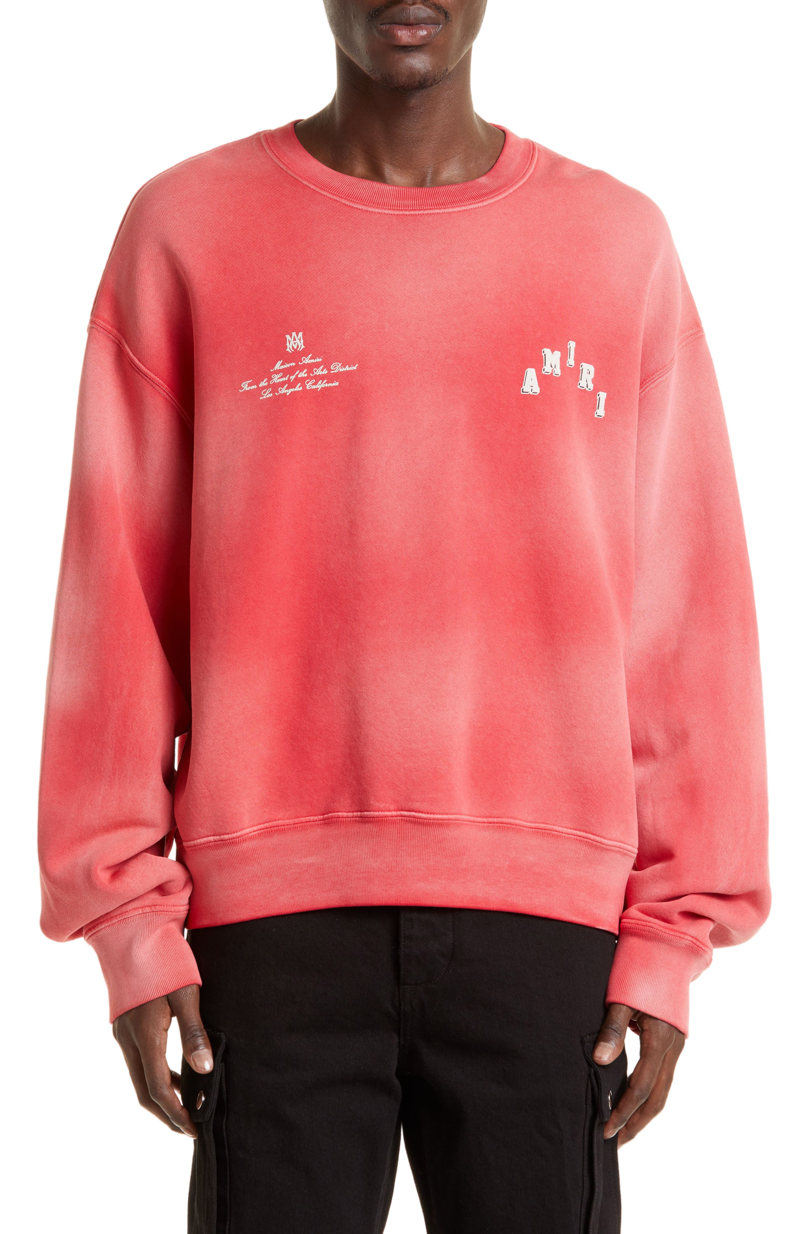 AMIRI Collegiate Logo Graphic Sweatshirt | Nordstromrack