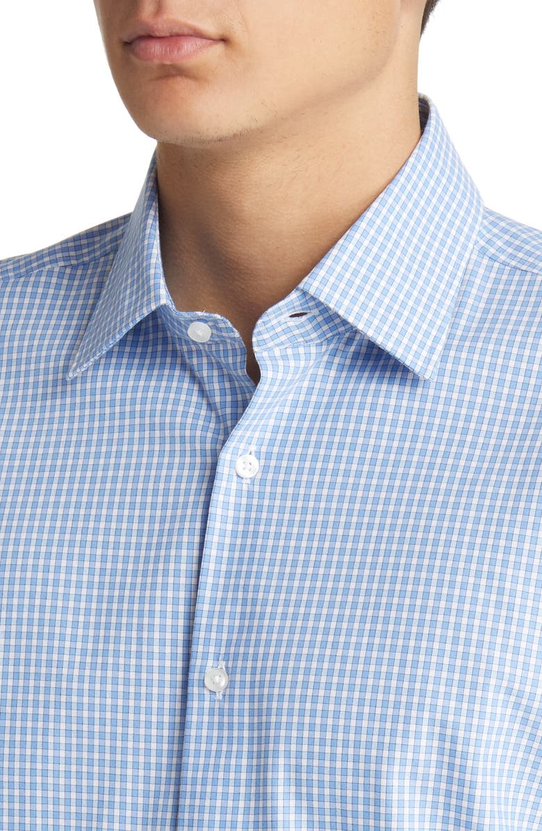 BOSS Hank Kent Slim Fit Windowpane Plaid Dress Shirt | Nordstromrack