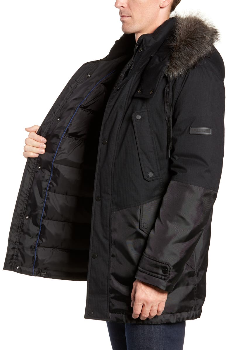 Marc New York Maxfield Faux Fur Trim Parka | Nordstromrack