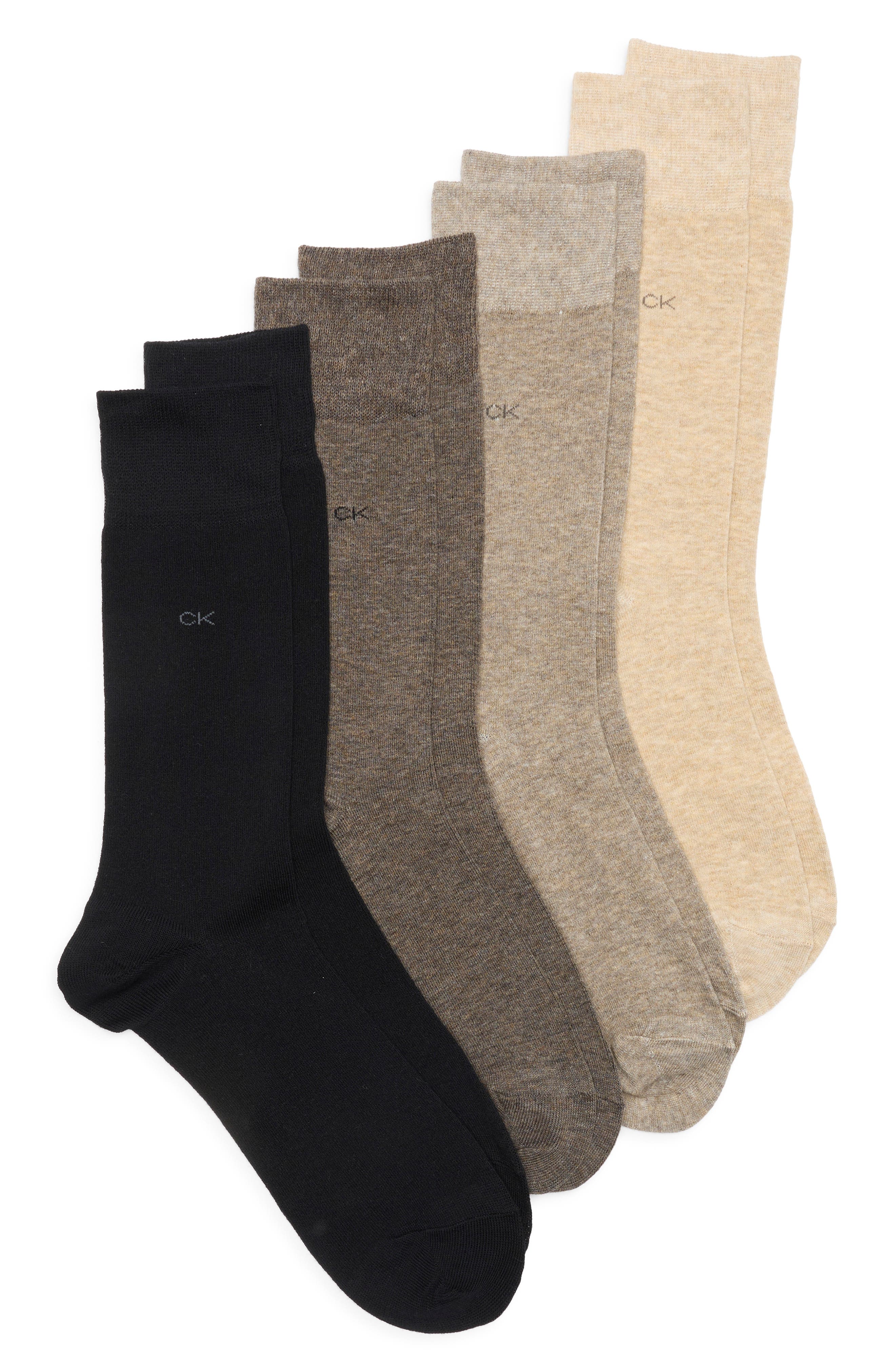 Calvin Klein 4-Pack Knit Dress Socks | Nordstromrack