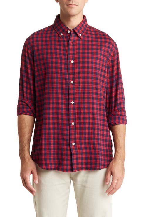 Men's Red Flannel Shirts | Nordstrom Rack