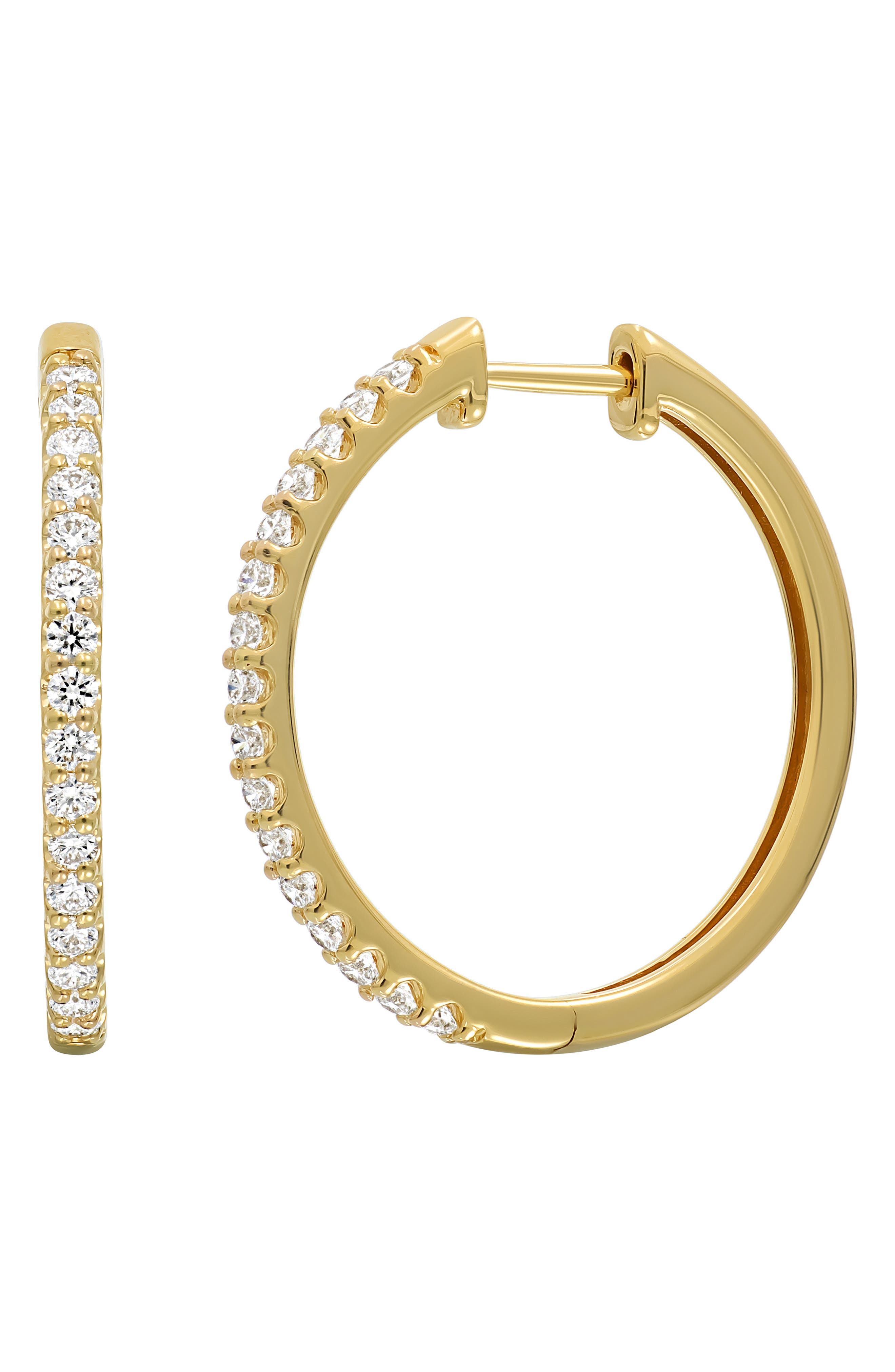 Bony Levy Audrey Diamond Hoop Earrings | Nordstromrack