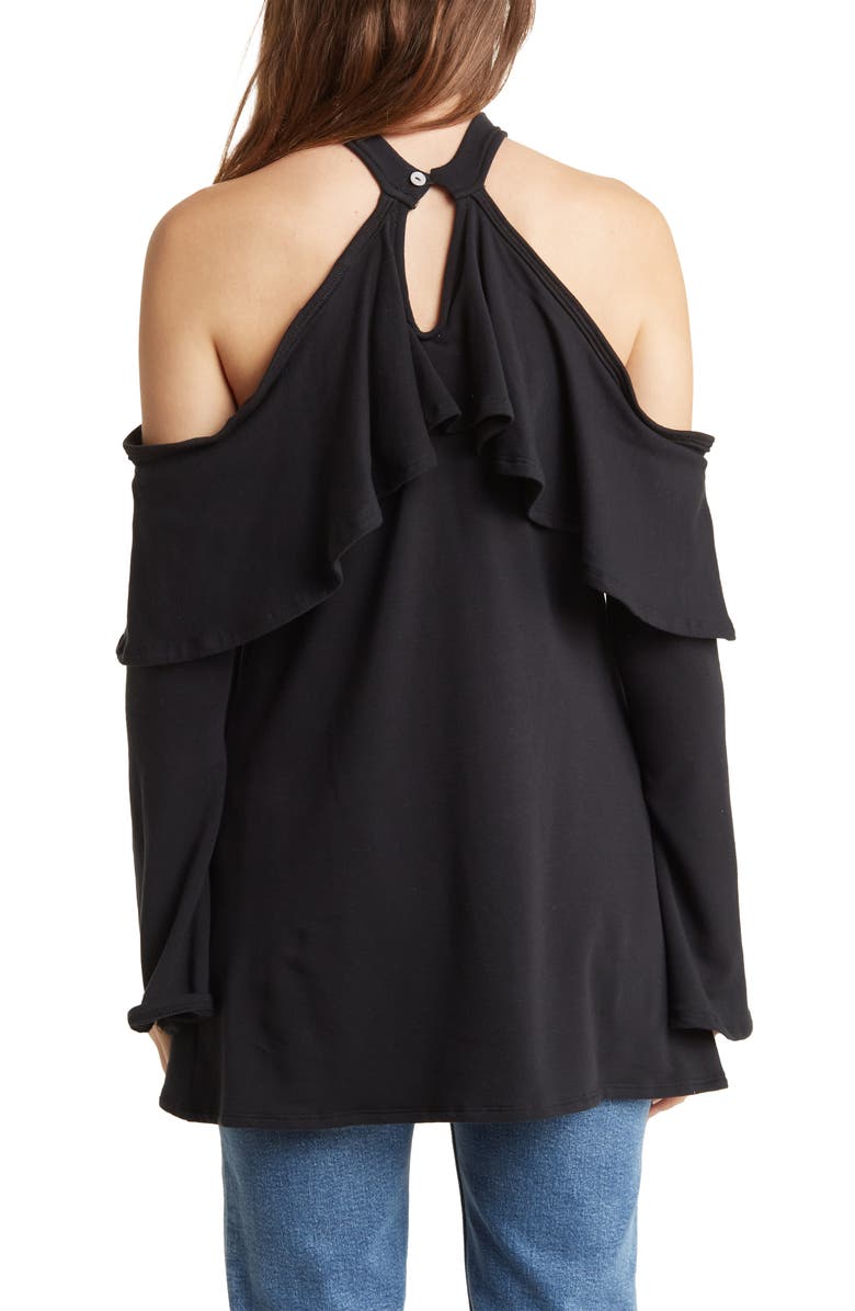 GO COUTURE Ruffle Choker Top | Nordstromrack