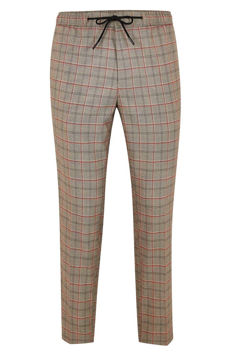 Topman Side Stripe Skinny Fit Cropped Trousers | Nordstrom