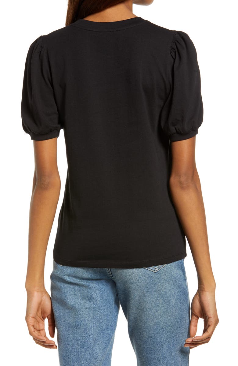 French Connection Puff Sleeve Top | Nordstrom