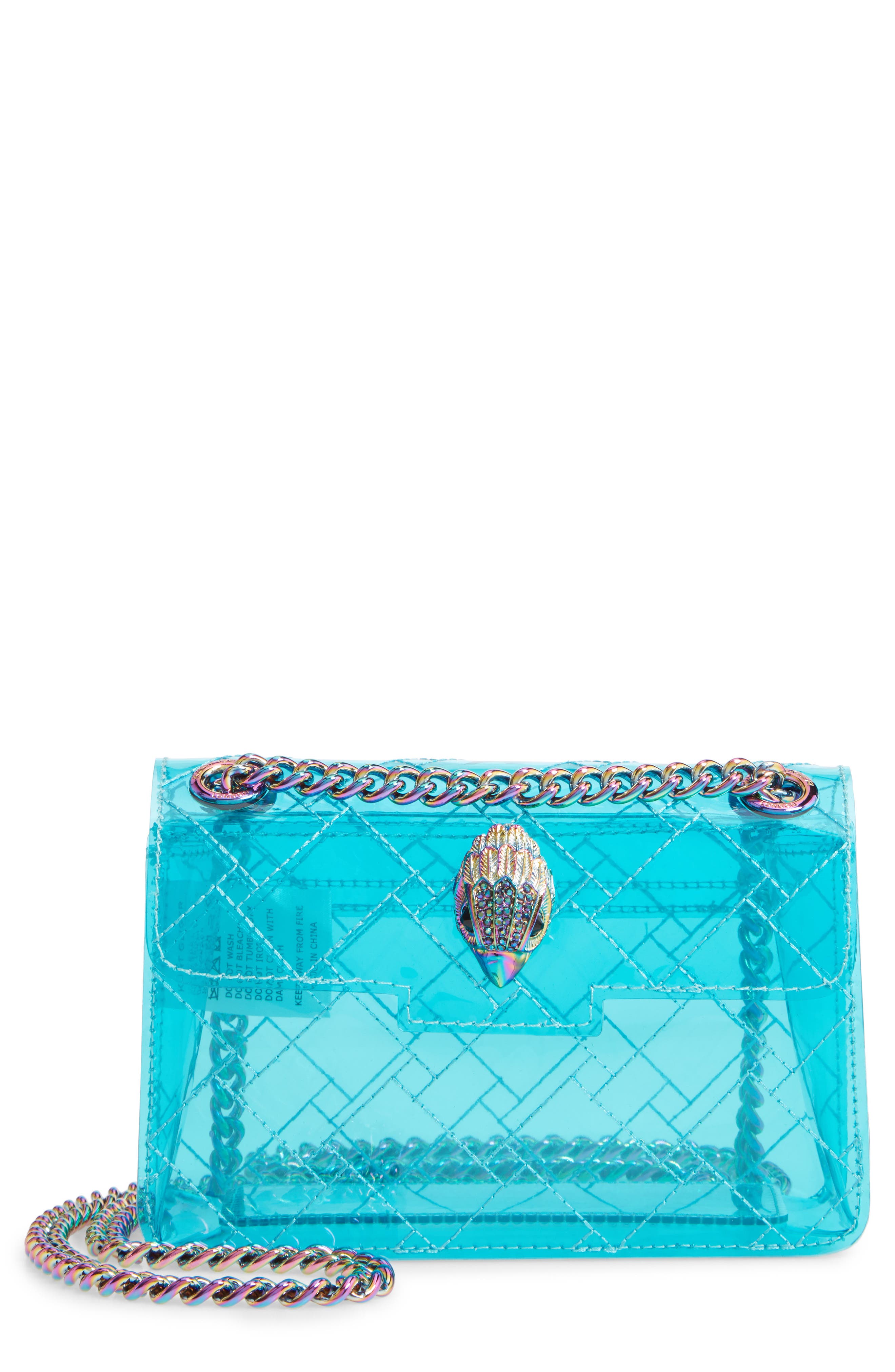 Kurt Geiger London Rainbow Shop Mini Kensington Transparent Shoulder ...