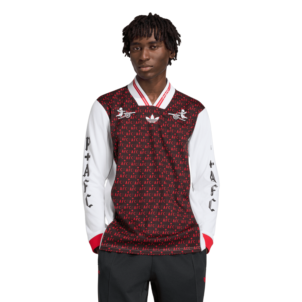 adidas Men's adidas Black Arsenal x Places+Faces Lifestyler Long Sleeve ...