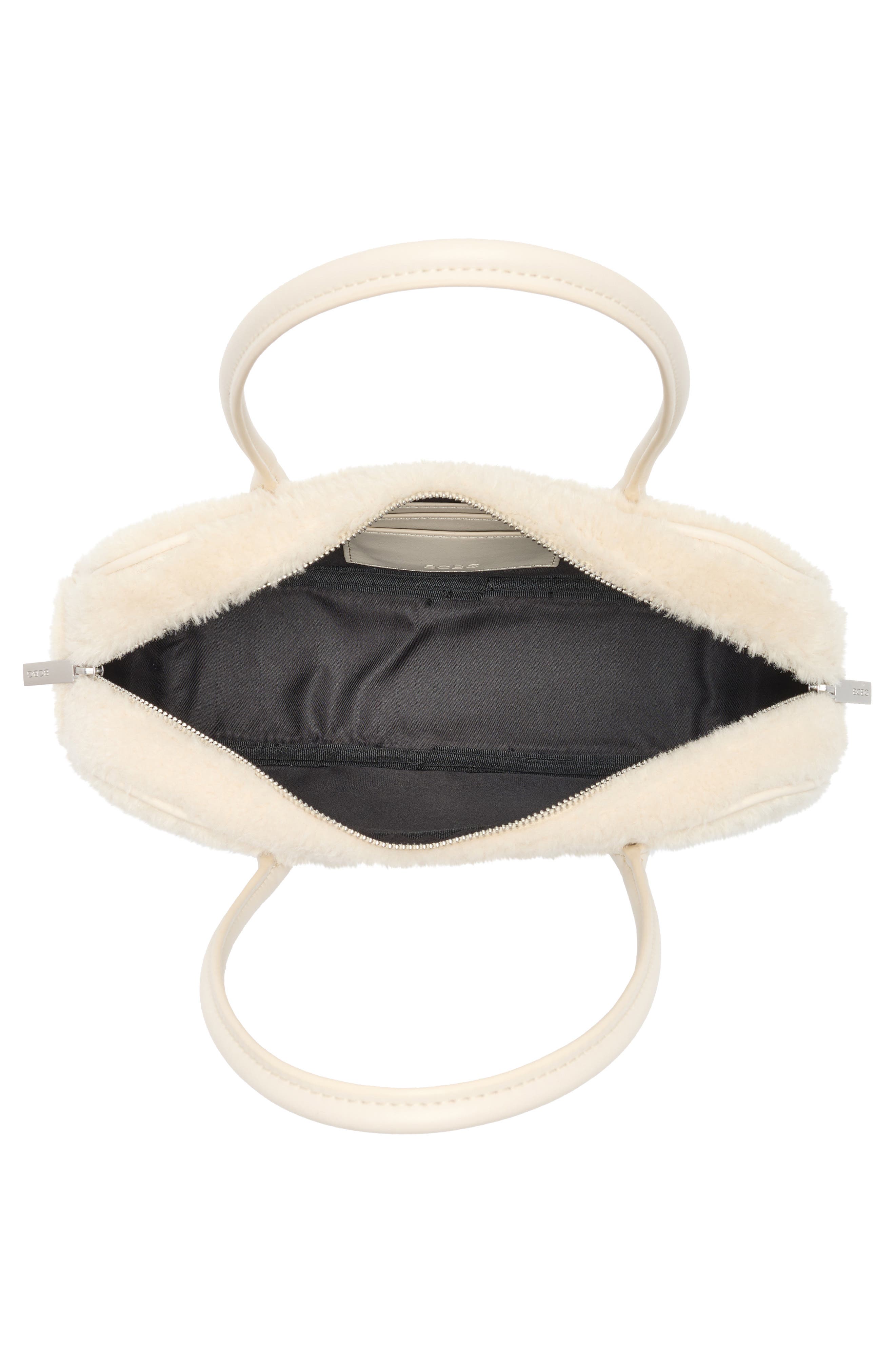 BCBG Angled Faux Fur Shoulder Bag | Nordstromrack